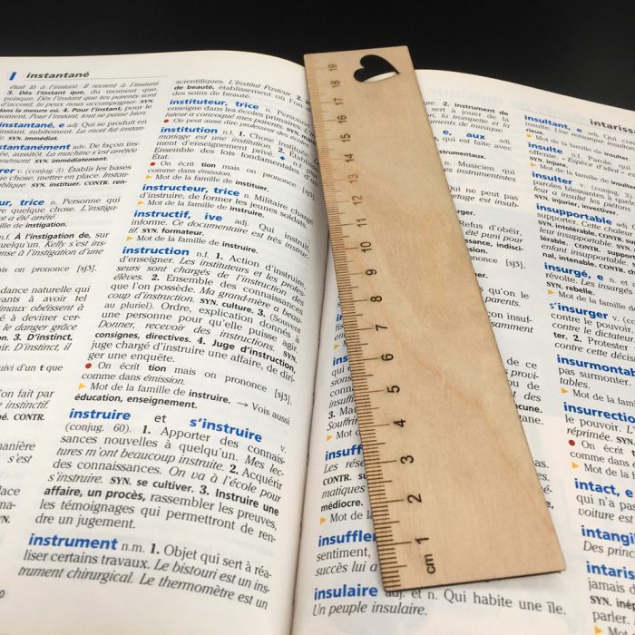 La règle graduée bois 100% personnalisable - Ma Gravure Perso