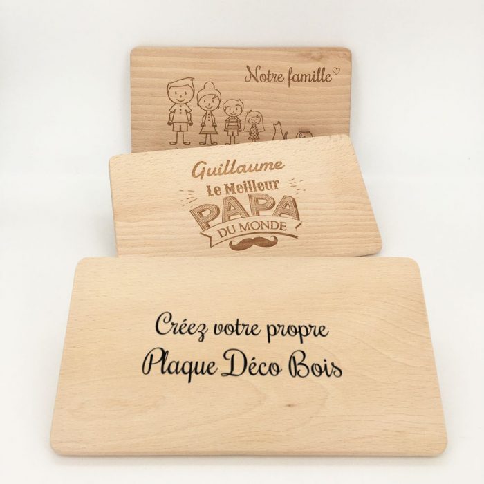 Plaque déco bois - Ma Gravure Perso
